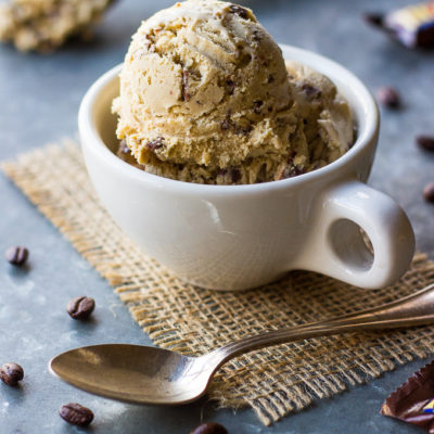 Coffee Toffee Ice Cream - The Beach House Kitchen