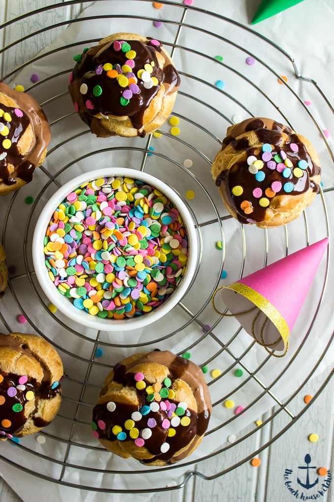 Nutella Cream Puffs - The Beach House Kitchen