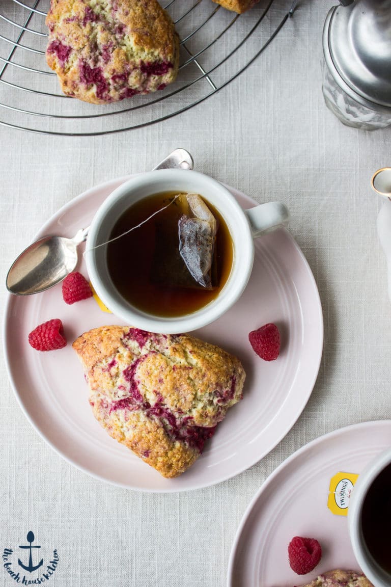 Raspberry Lemon Scones - The Beach House Kitchen