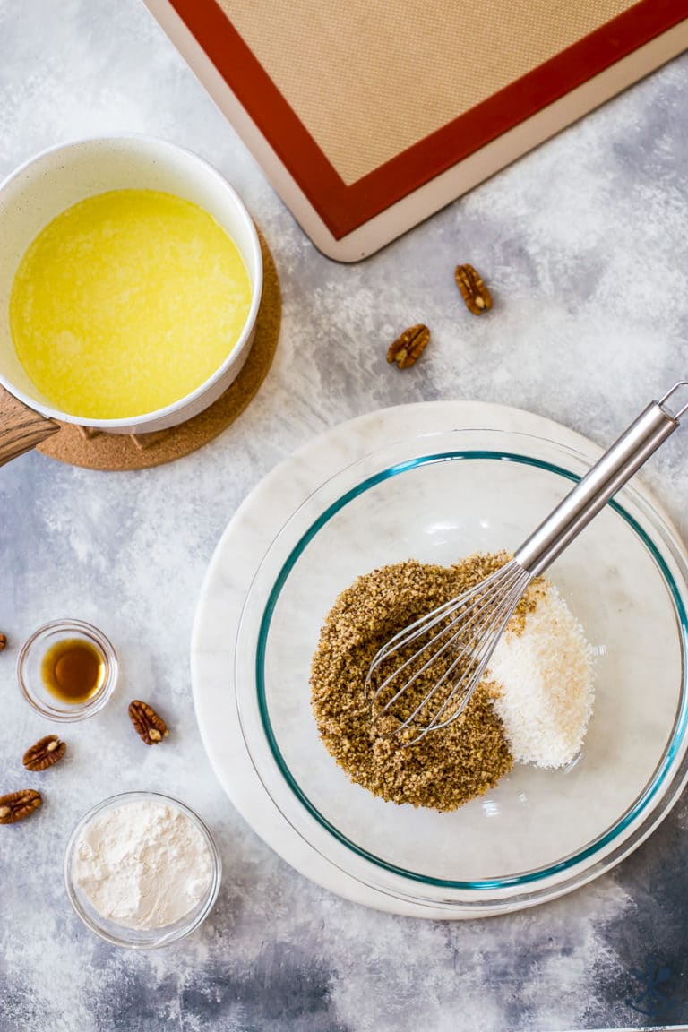 Pecan Coconut Lace Cookies - The Beach House Kitchen