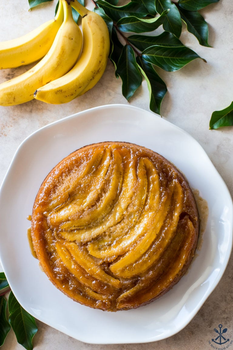 Caramelized Banana Upside-Down Cake - The Beach House Kitchen