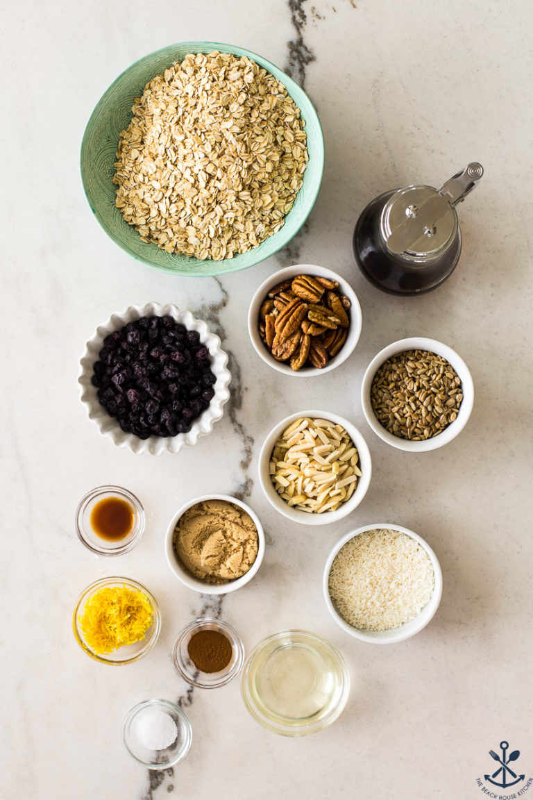 Blueberry Lemon Granola - The Beach House Kitchen