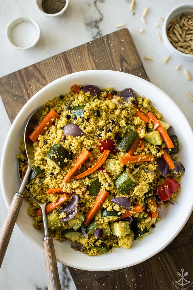 Roasted Vegetable Couscous - The Beach House Kitchen