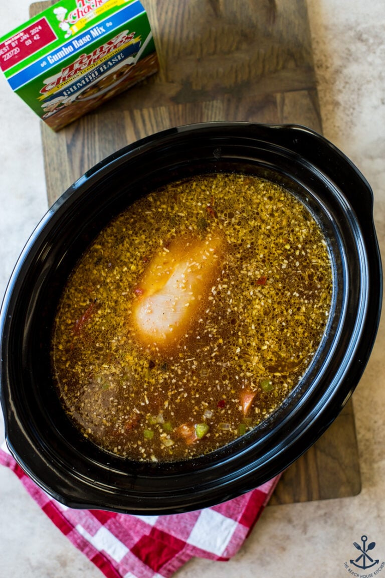 Easy Slow Cooker Gumbo - The Beach House Kitchen
