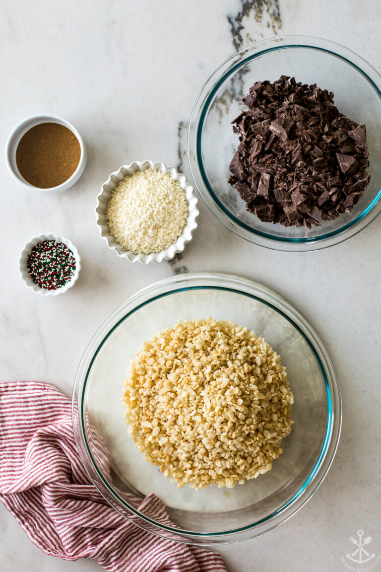 Crispy Chocolate Coconut Crunch Cups - The Beach House Kitchen