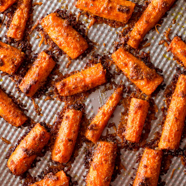 Parmesan Roasted Carrots - The Beach House Kitchen