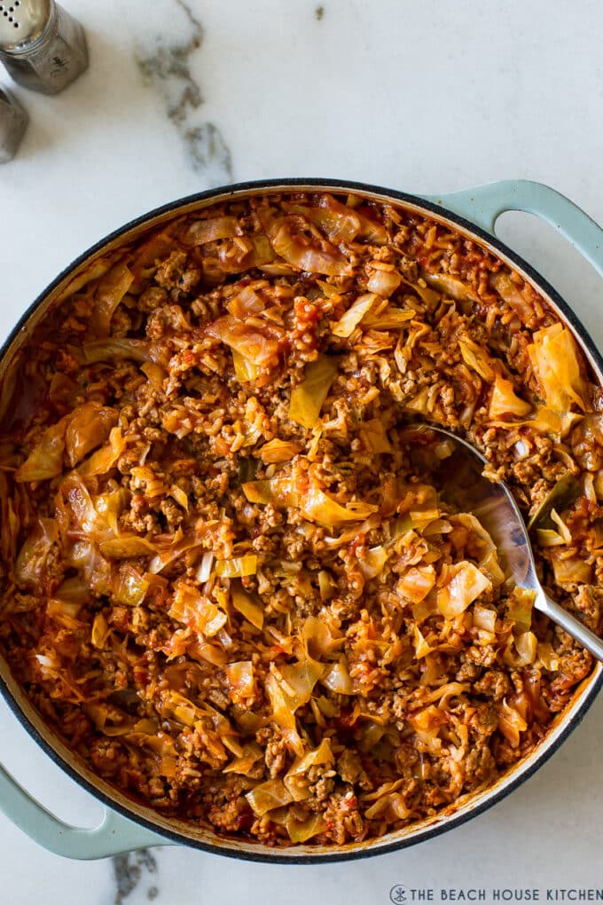 Unstuffed Cabbage Casserole - The Beach House Kitchen