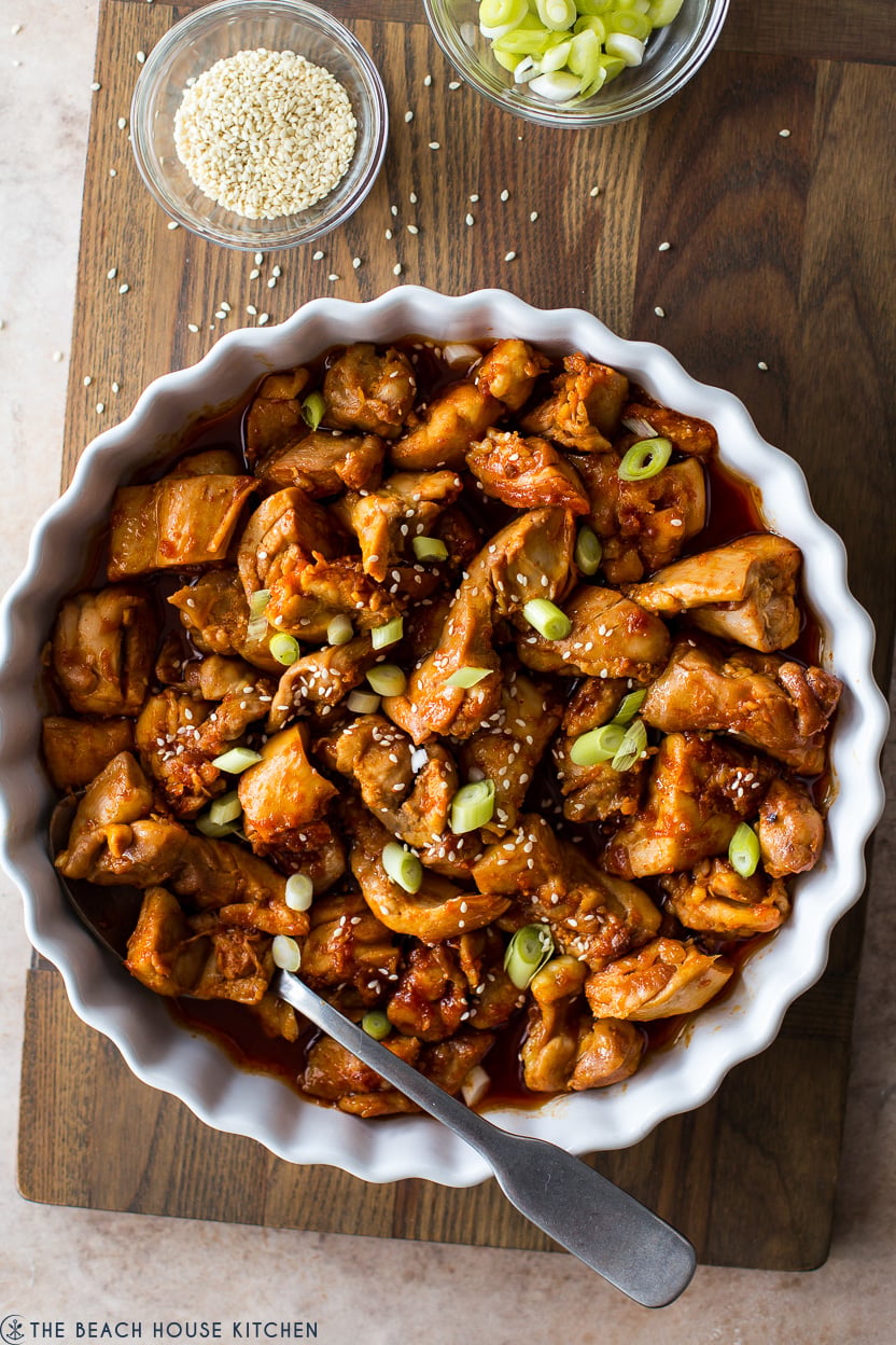 Stir-Fried Gochujang Chicken - The Beach House Kitchen
