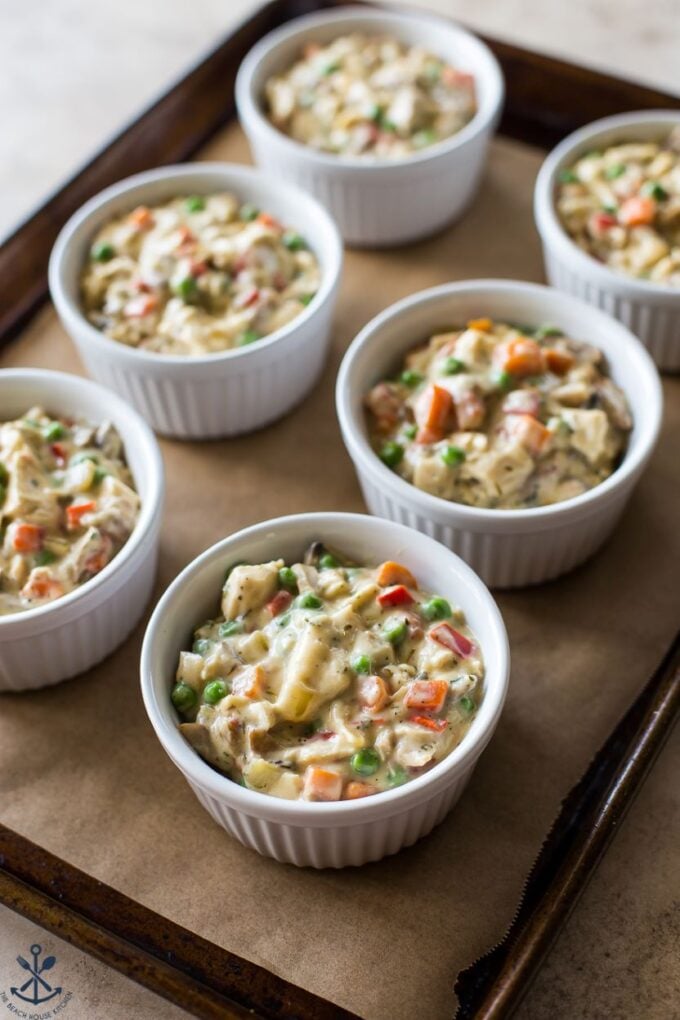 Puff Pastry Topped Chicken Pot Pie