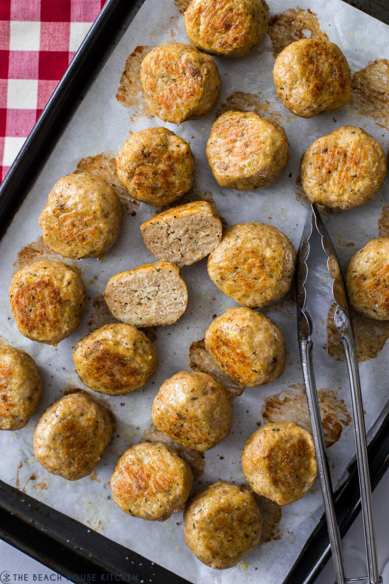 Chicken Meatballs - The Beach House Kitchen