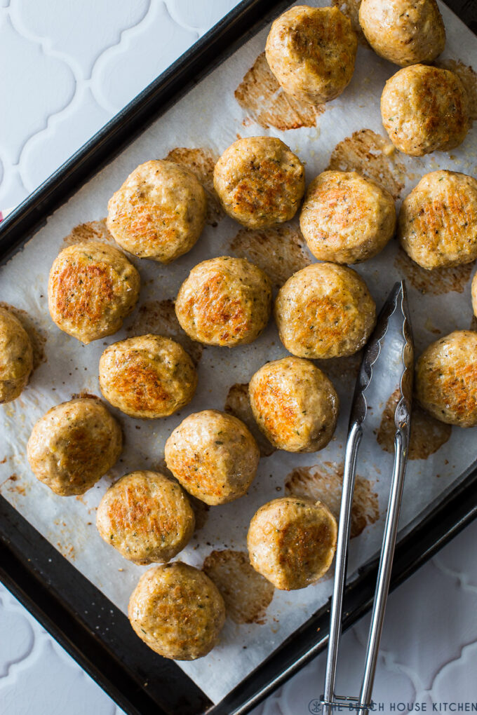 Chicken Meatballs - The Beach House Kitchen