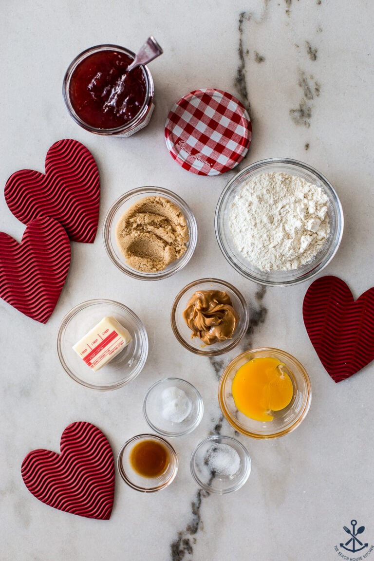 Jumbo Peanut Butter and Jelly Cookies for Two - The Beach House Kitchen