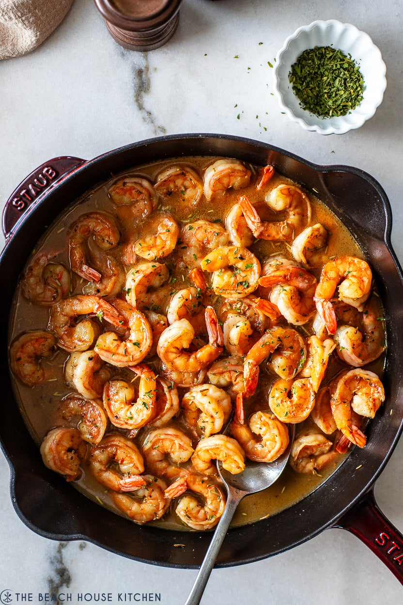 New Orleans-Style BBQ Shrimp - The Beach House Kitchen