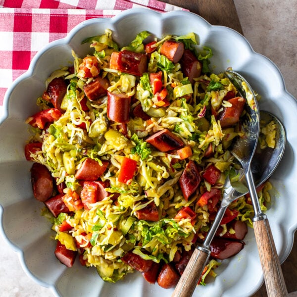 Chicago Hot Dog Salad - The Beach House Kitchen